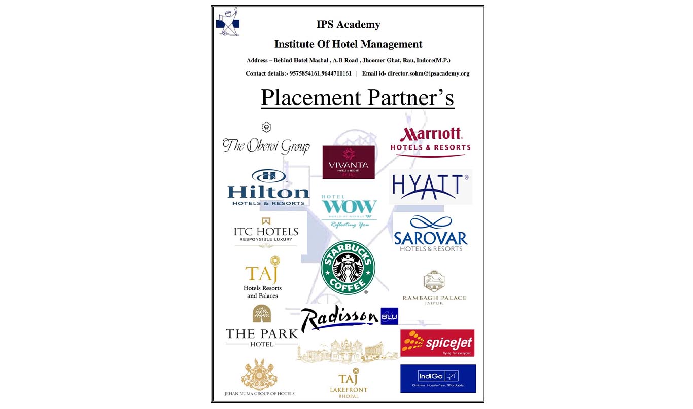 Placement Partners – Best Hotel Management College in Indore